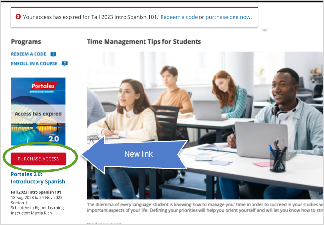 What's New on vhlcentral for Academic Year 2023-2024 – Support Center